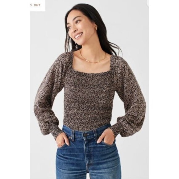 Faherty | Tops | Nwt Faherty Beatrice Smocked Topsz Large | Poshmark